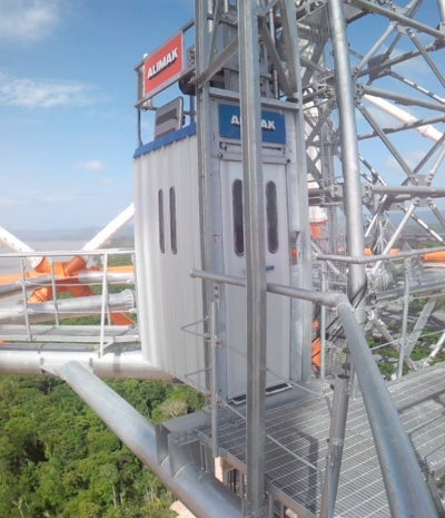 Alimak Elevators Enable Servicing of Electricity Power Lines Over the Amazon River - Offshore ...